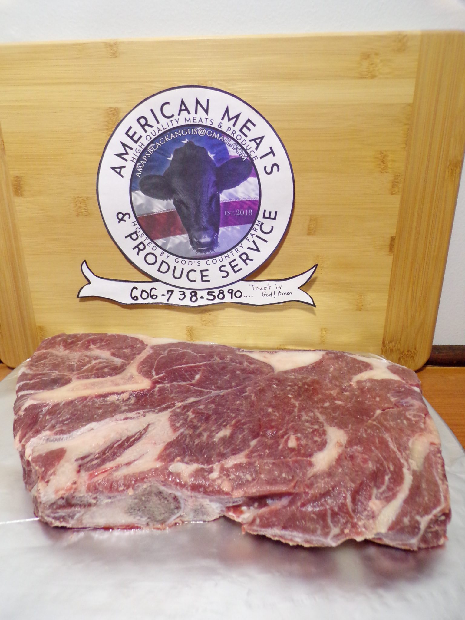 Chuck Roast Bone-in 3.lb | American Meat Services