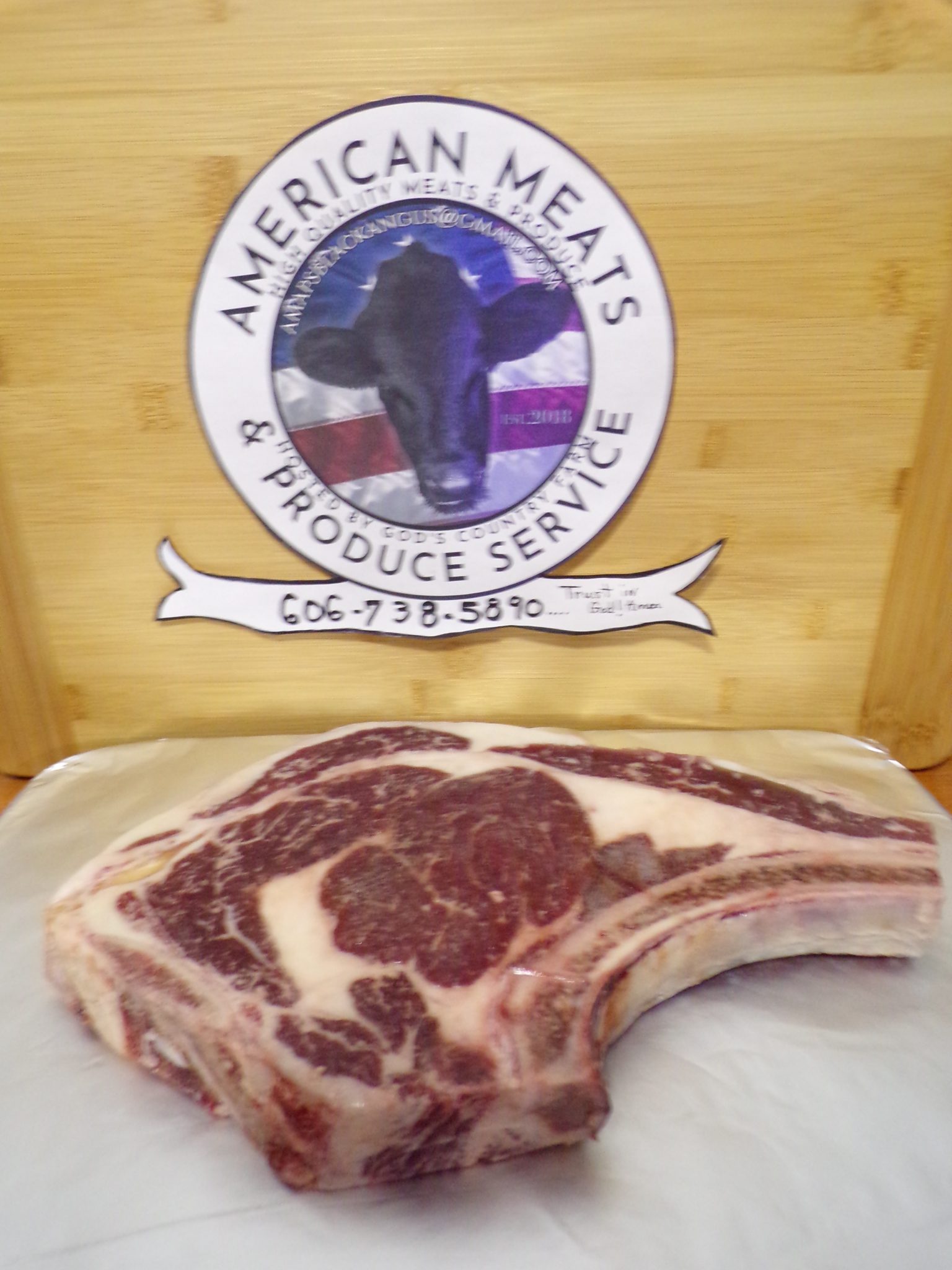Beef Ribeye Steak Bone-in 1.lb | American Meat Services